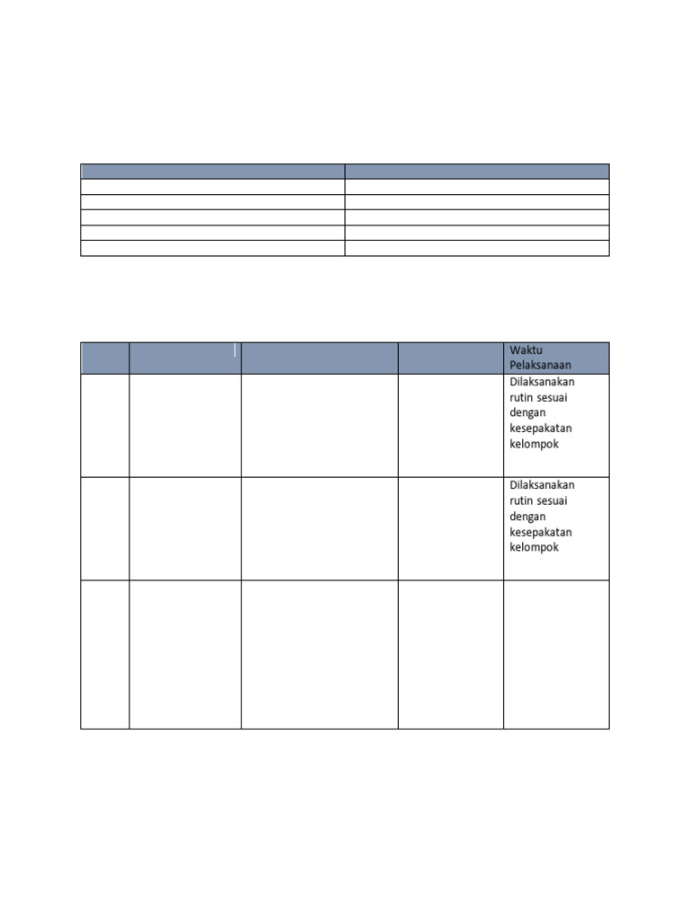 Skema Program Kerja KM7 SMP Hasyim Asyari Tulangan | PDF