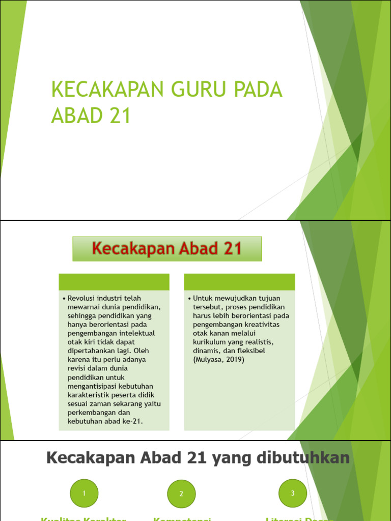 Kecakapan Guru Pada Abad 21 | PDF