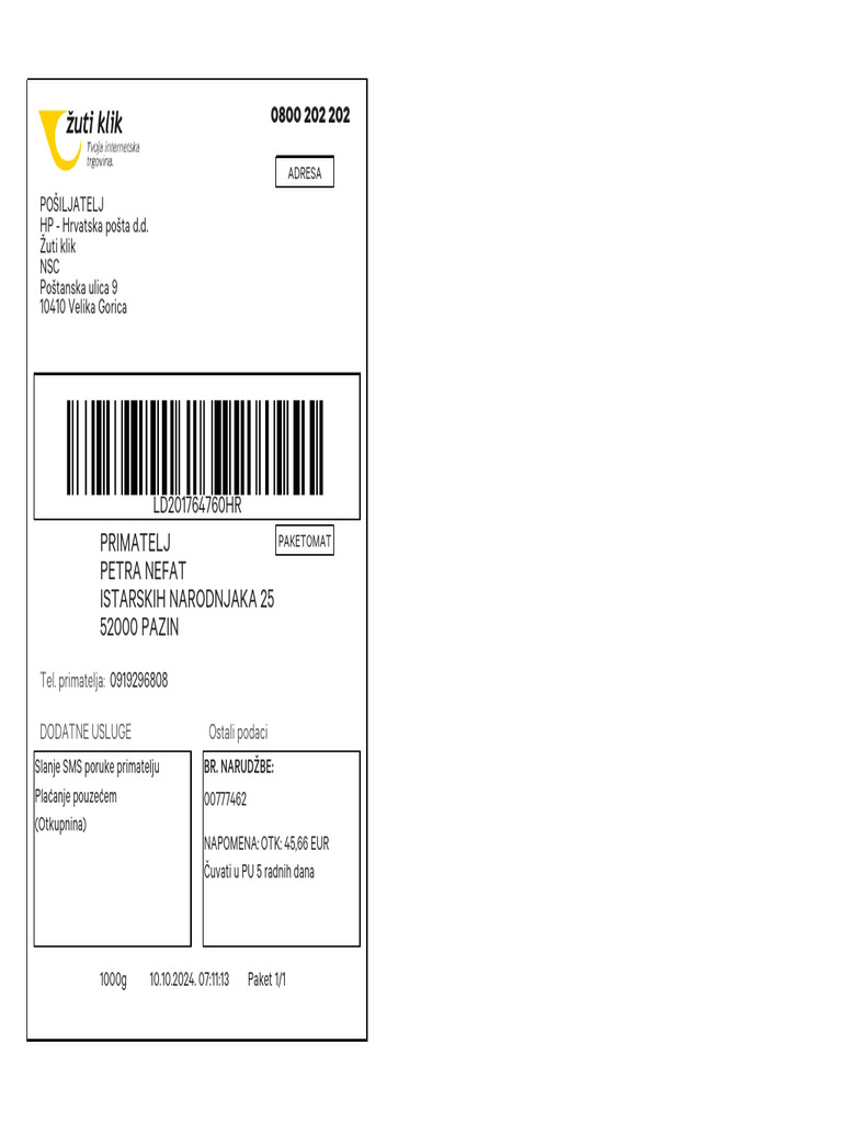 Shipping Label Copy A007774626332095175128877546 | PDF