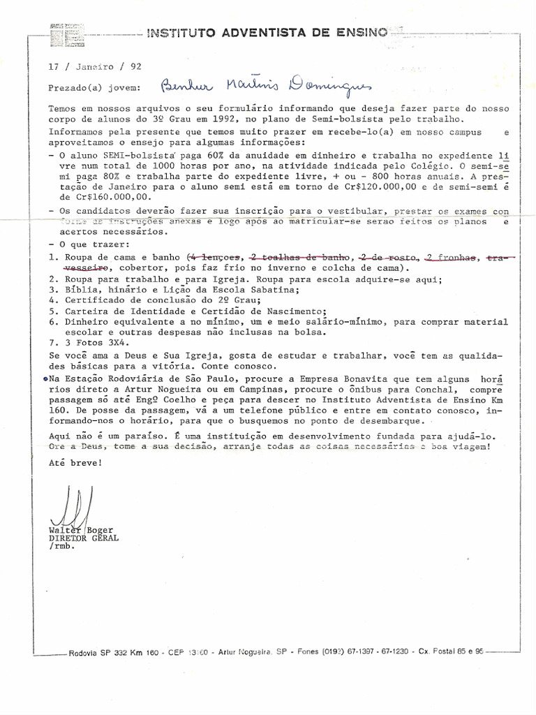Carta Do IAE | PDF