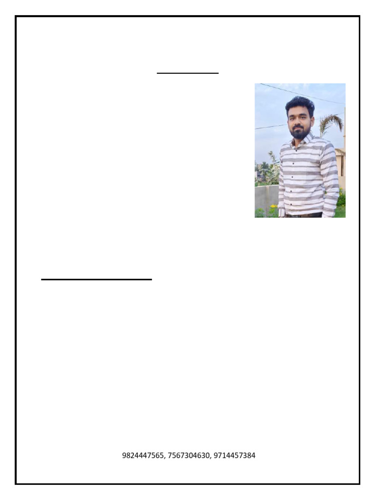 Parth Bio Data-1 | PDF | Wellness