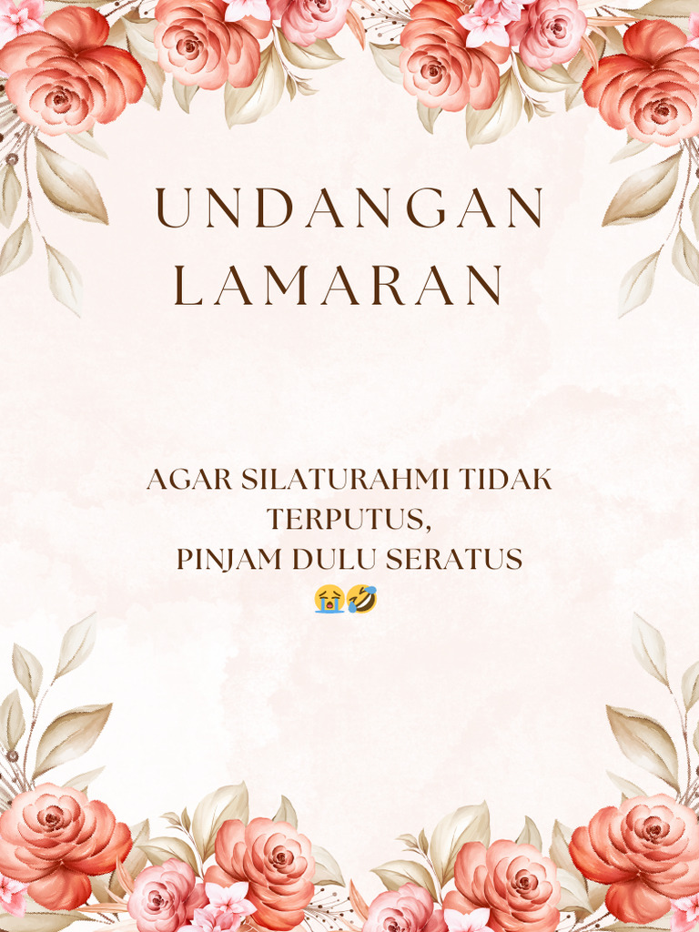 Undangan Lamaran | PDF