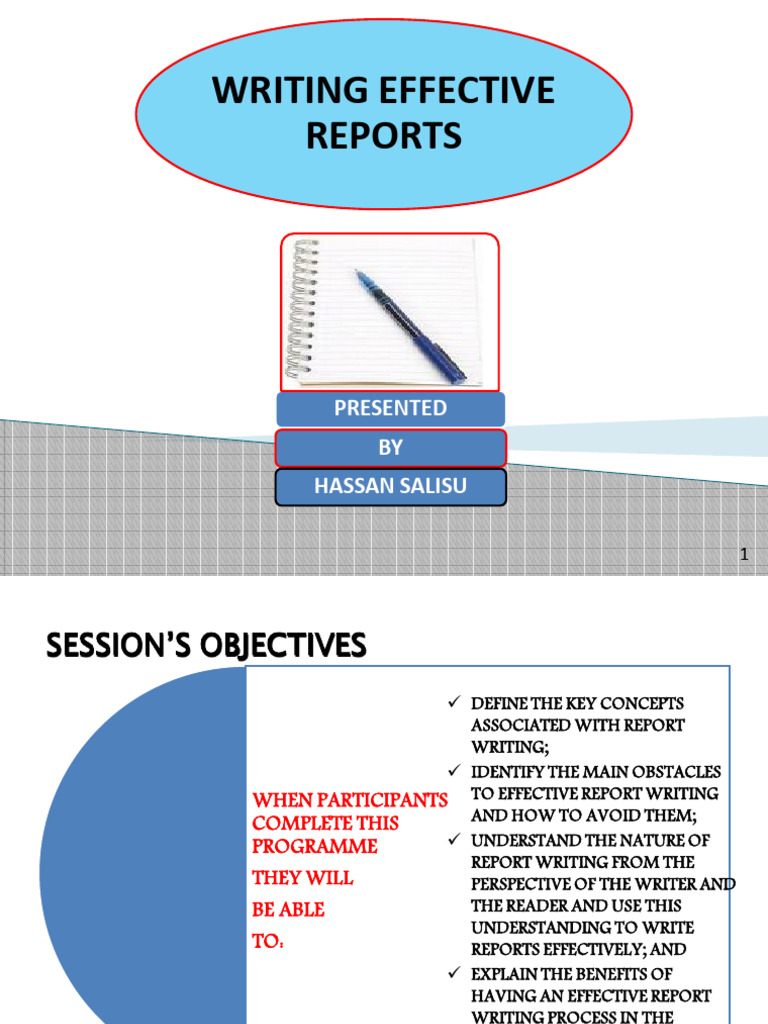 Writing Effective Reports Handouts | PDF | Human Communication
