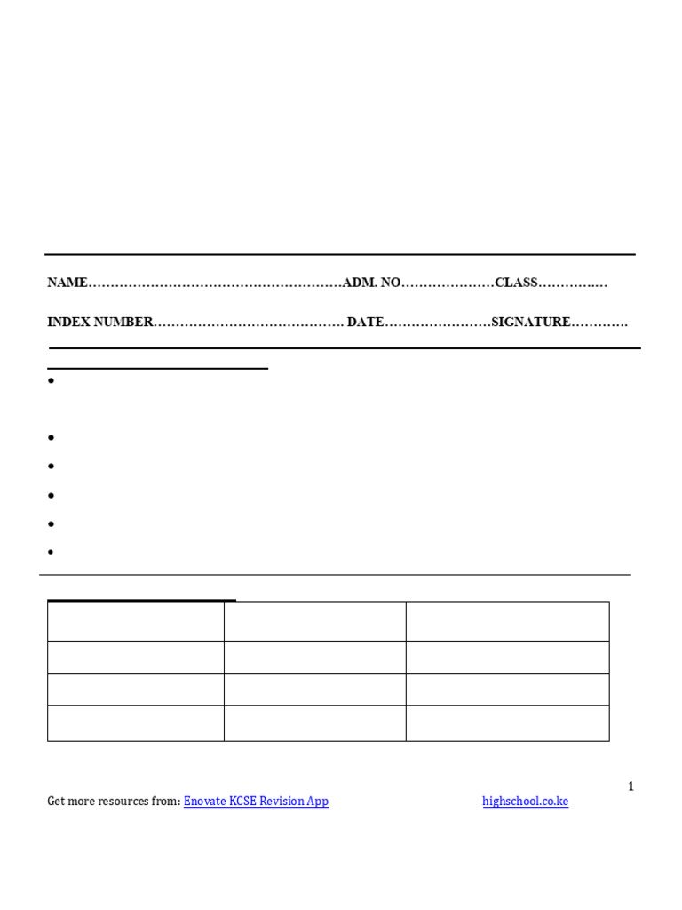 KCSE 2024 Chemistry Practical Exam Guide | PDF | Titration | Chemistry