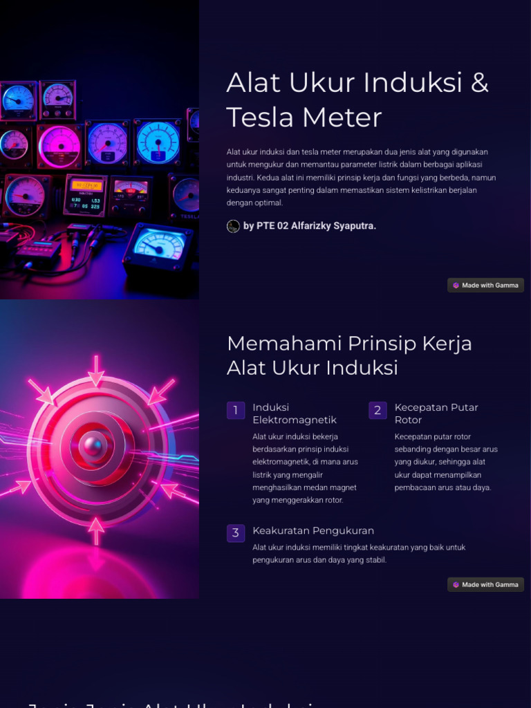 Alat Ukur Induksi & Tesla Meter | PDF