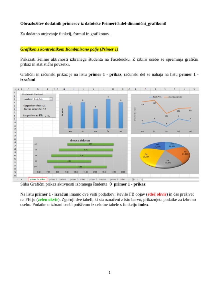 Primeri 5.del Dinamicni - Grafikoni | PDF