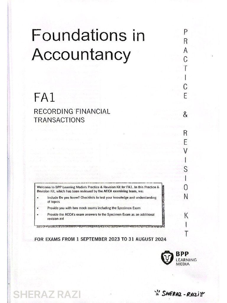 FA1.2024 Edition | PDF