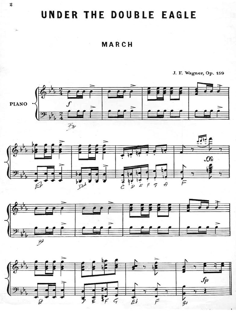 Under the Double Eagle - J.F. Wagner | PDF