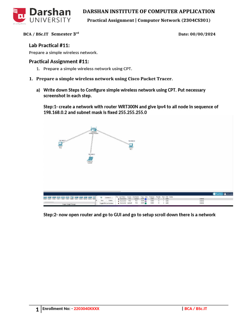 pro11 | PDF | Computer Network | Router (Computing)