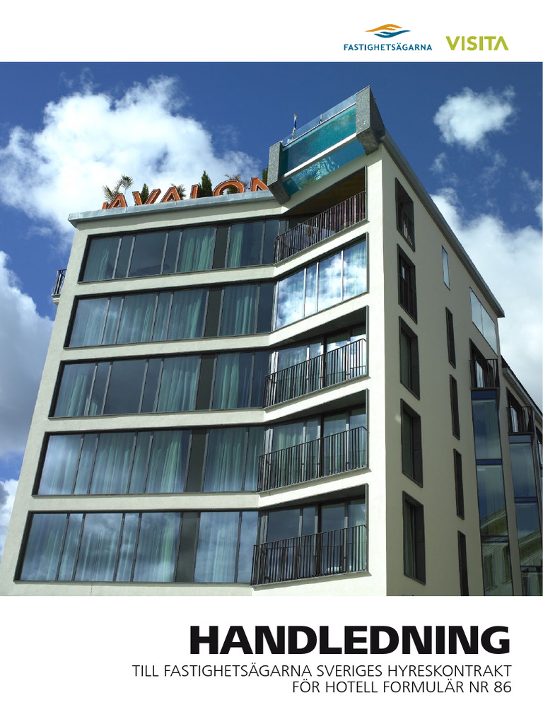 Handledning Hotellkontrakt | PDF