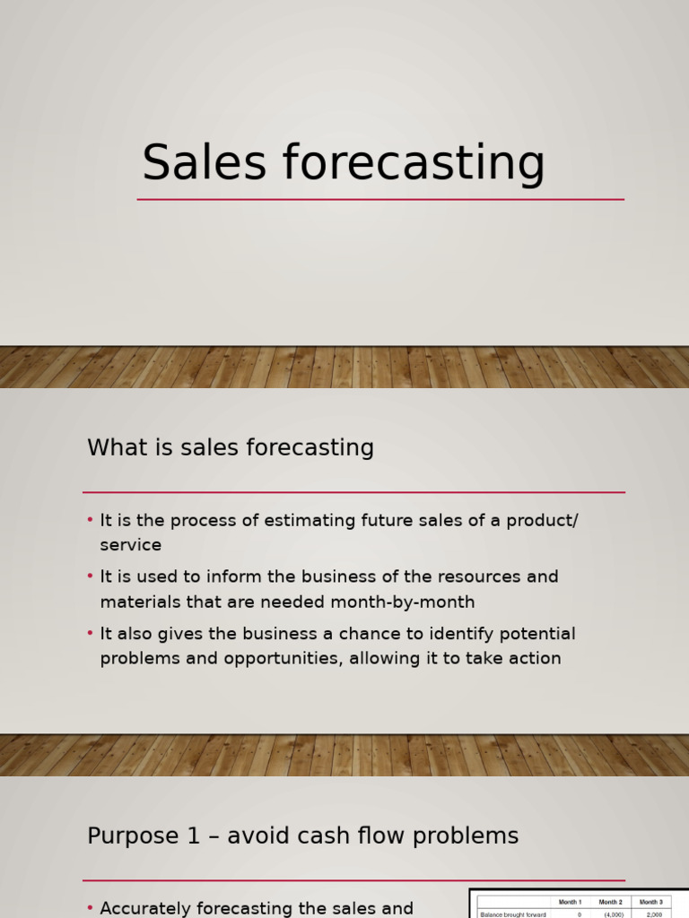 Sales Forecasting | PDF | Forecasting | Inflation