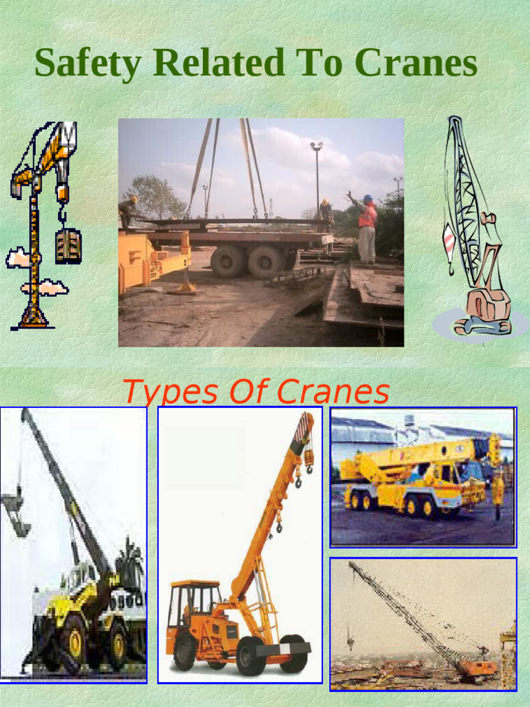 Safety Related To Cranes Operation Procedure | PDF | Crane (Machine ...