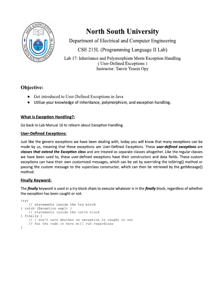 Lab 17 Manual CSE215 Summer 2024 | PDF Lab 17 Manual CSE215 Summer 2024 | PDF