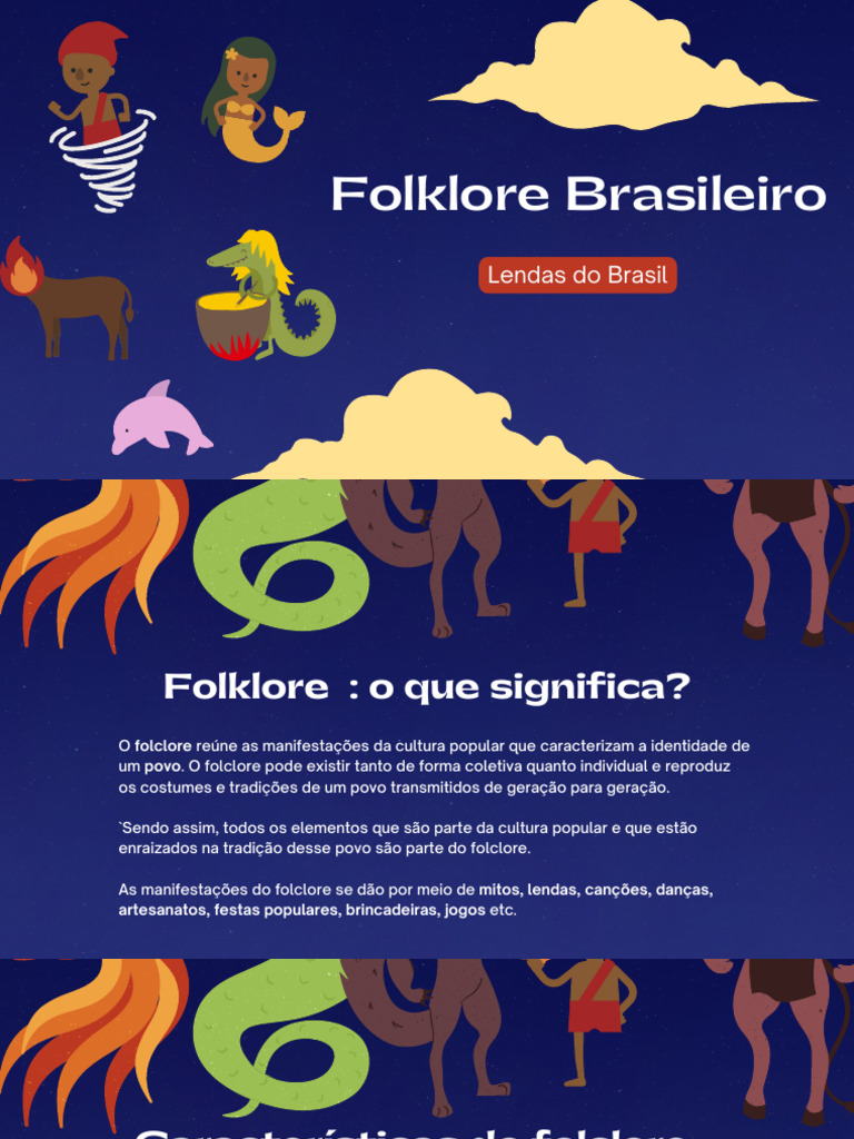 Folklore Brasileiro Saci Caipora | PDF | Folclore