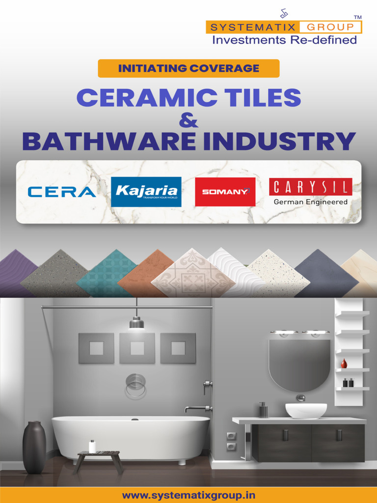 Systematix On Ceramic Tiles and Bathware Industry | PDF | Stocks | Economies