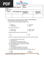 SOAL UJIAN MATEMATIKA Kelas 6 TAHUN 2025 | PDF