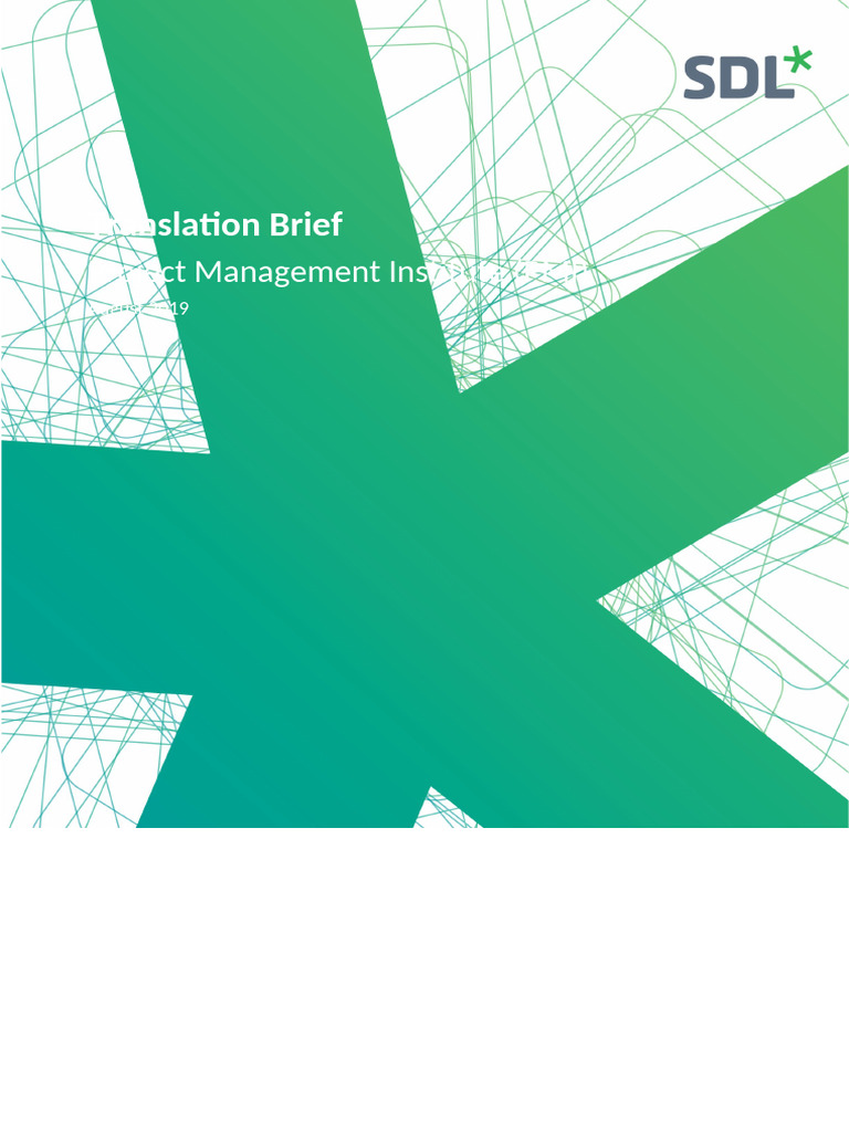 PMI Translation Brief Overview | PDF | Project Management | Multiple Choice