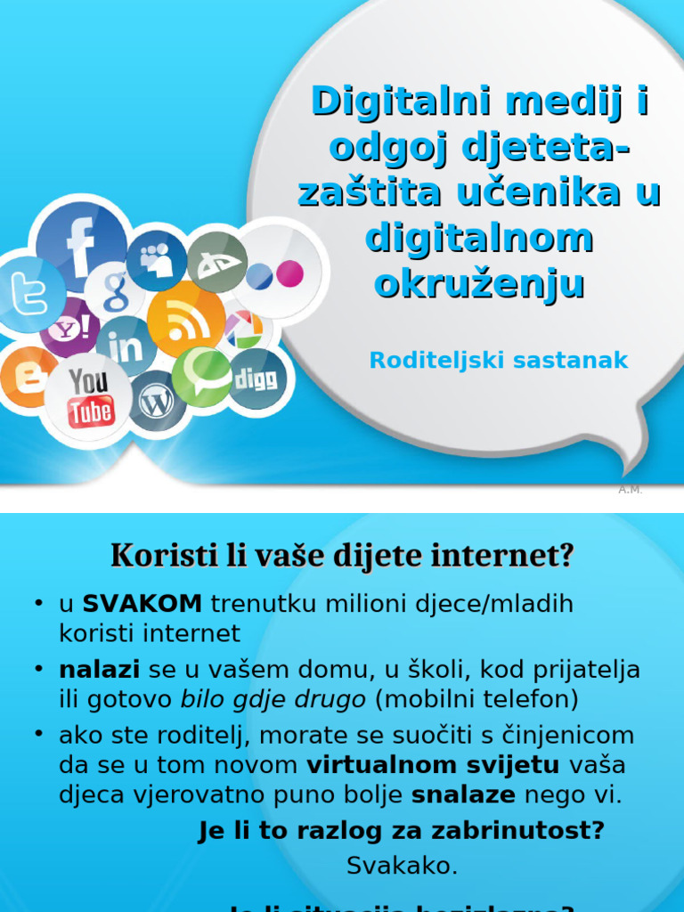 Digitalni Odgoj Za Roditeljski | PDF