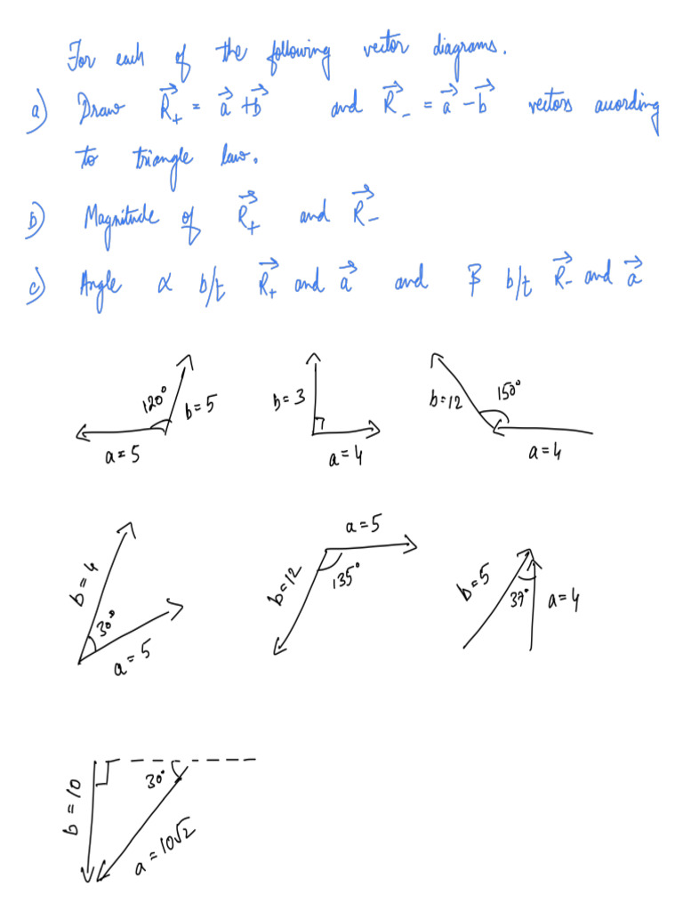 Vector Questions Pdf
