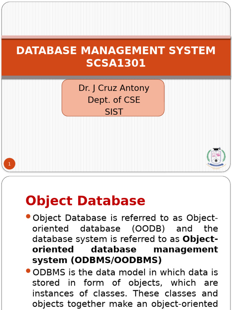 SCSA1301 DBMS Unit-5 | PDF | Method (Computer Programming) | Data Mining