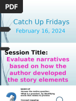Grade 3 Story Elements A | PDF