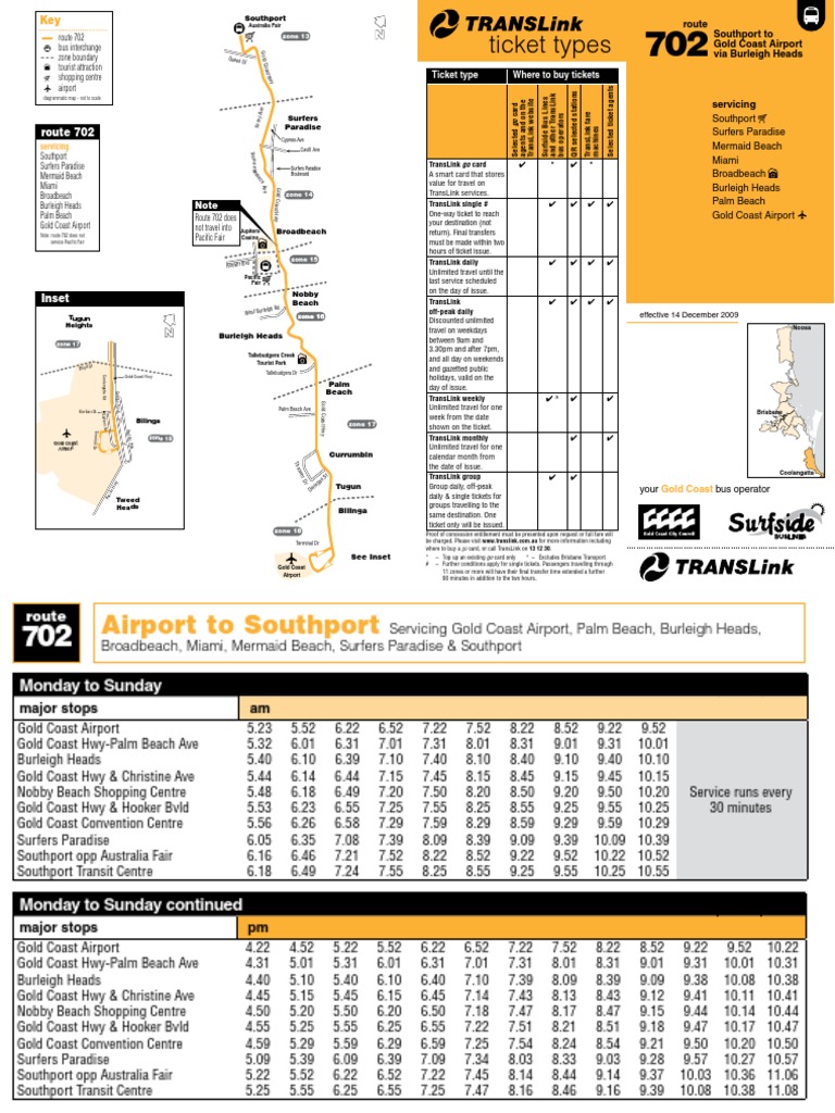 Bus Timetable 702 | PDF | Bus Transport | Passenger Rail Transport