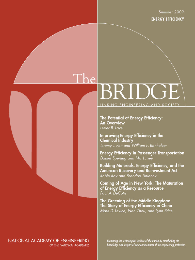 Summer 2009 Bridgepdf | PDF | Efficient Energy Use | Energy Conservation Summer 2009 Bridgepdf | PDF | Efficient Energy Use | Energy Conservation