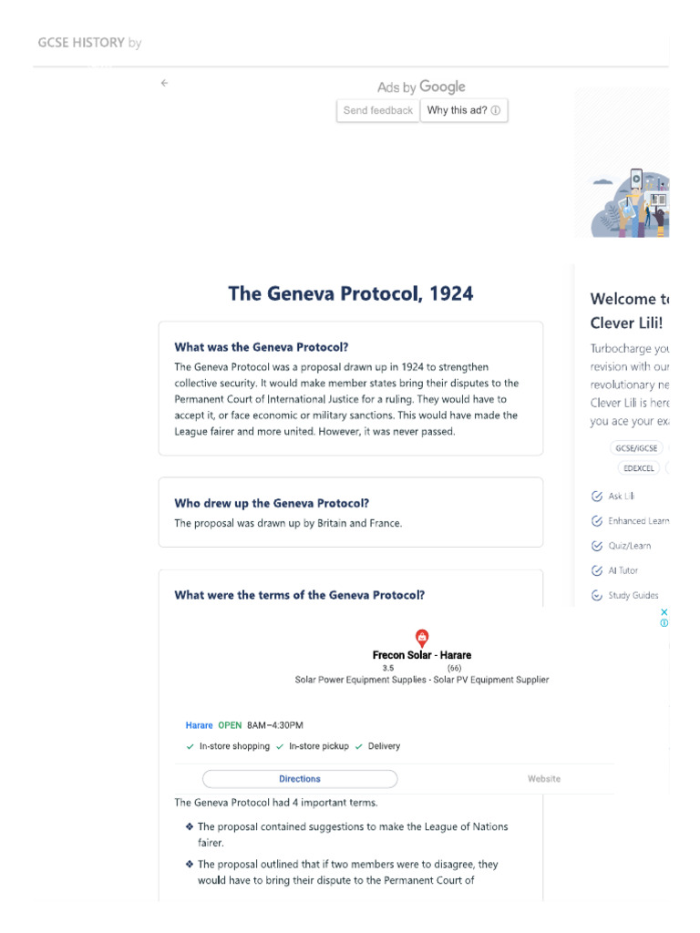 Geneva Protocol | PDF
