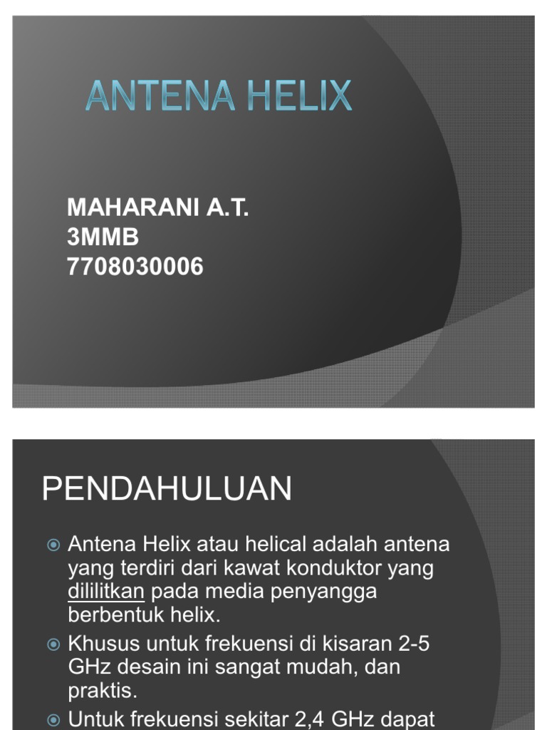 Antena Helix | PDF
