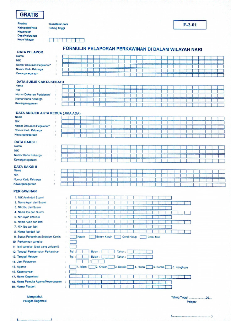 Formulir | PDF