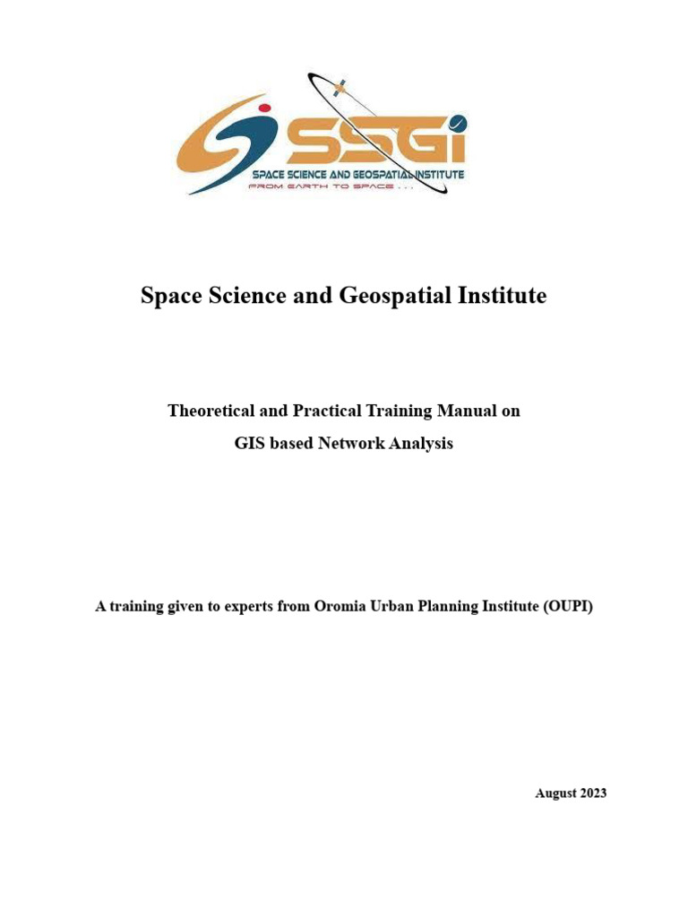 GIS-Based Network Analysis Manual | PDF | Geographic Information System ...