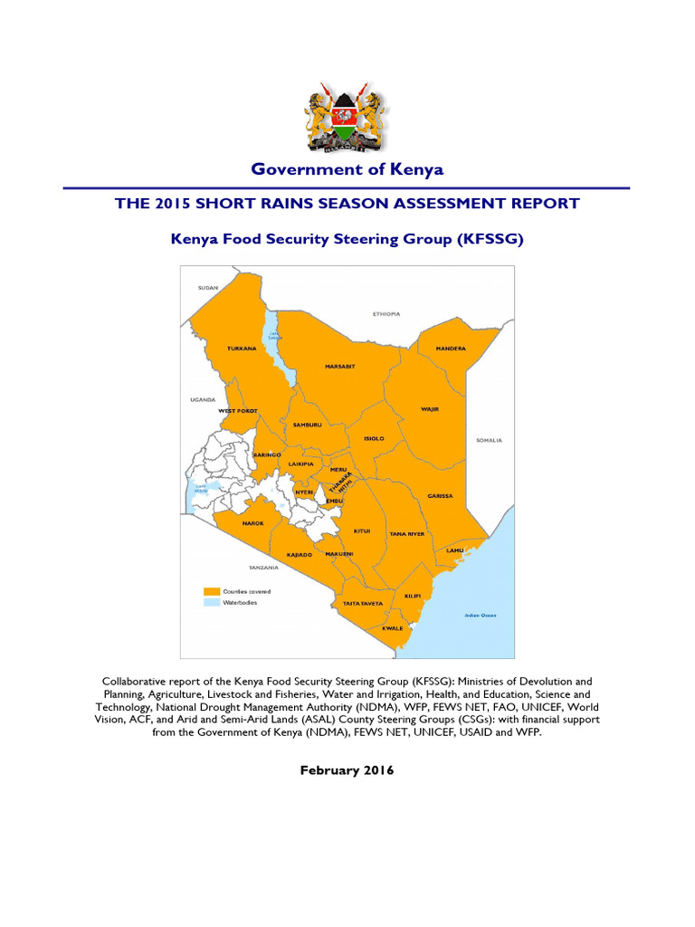2016 SRA National Report - Final | PDF | Food Security | Malnutrition
