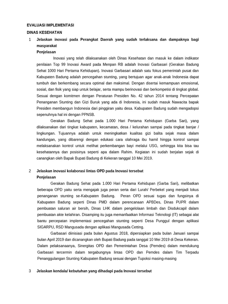 Evaluasi Implementasi Smart Cityy | PDF
