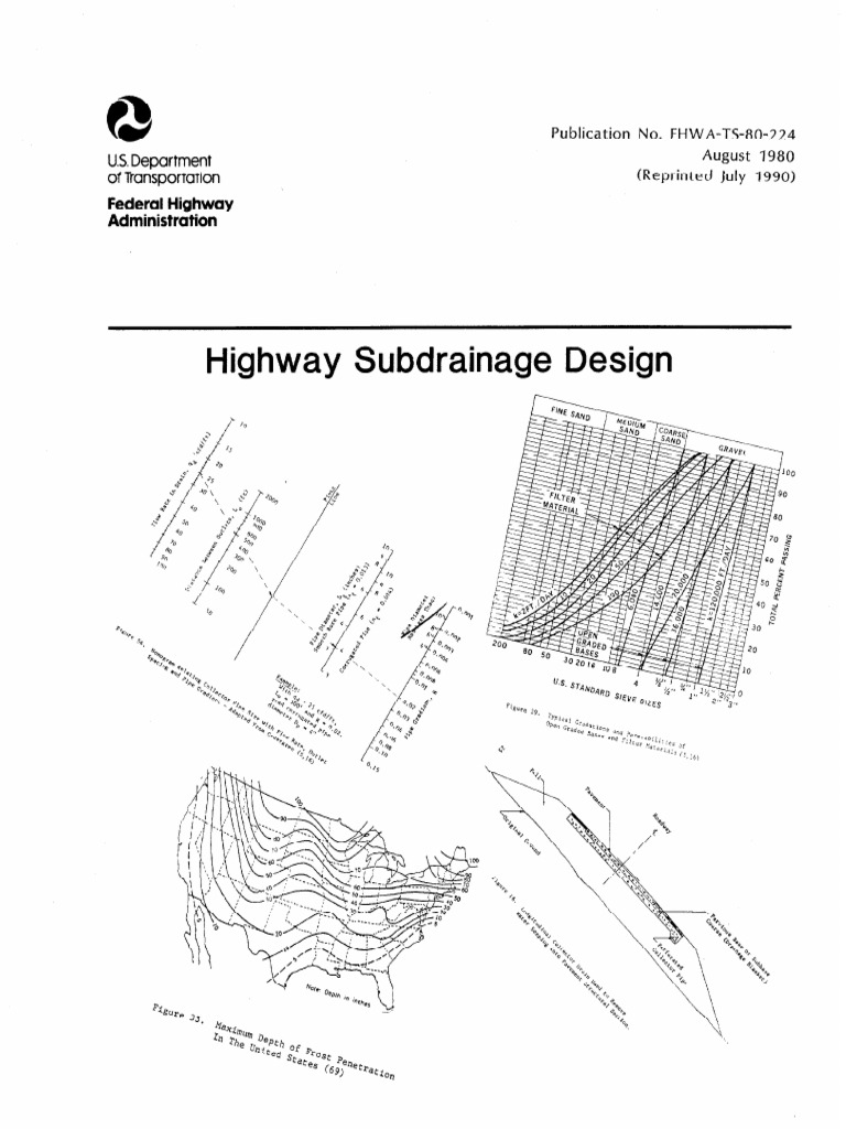 FHWA - Highway Subdrainage Design | PDF | Road Surface | Discharge ...