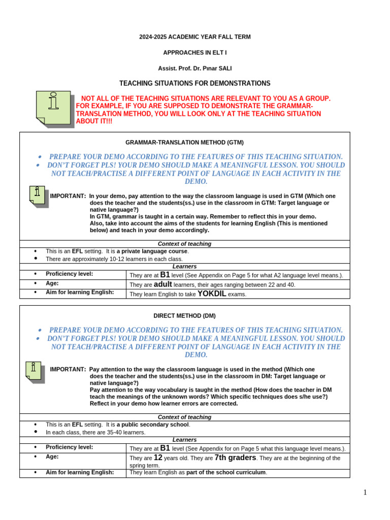 Teaching Sits For Demos-App - in ELT | PDF | Cognitive Science ...