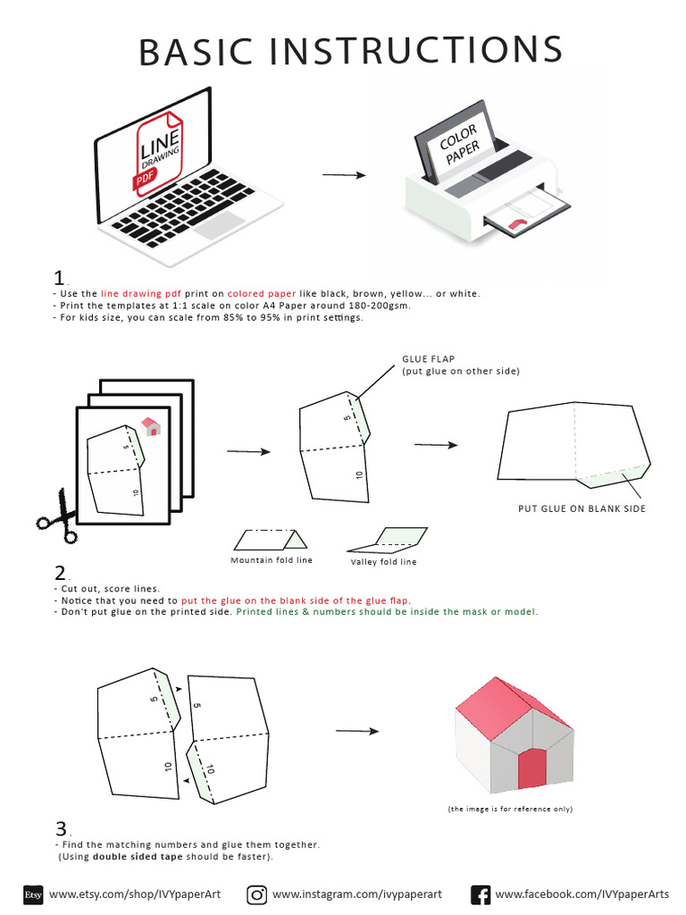 DIY Paper Art Mask Instructions | PDF