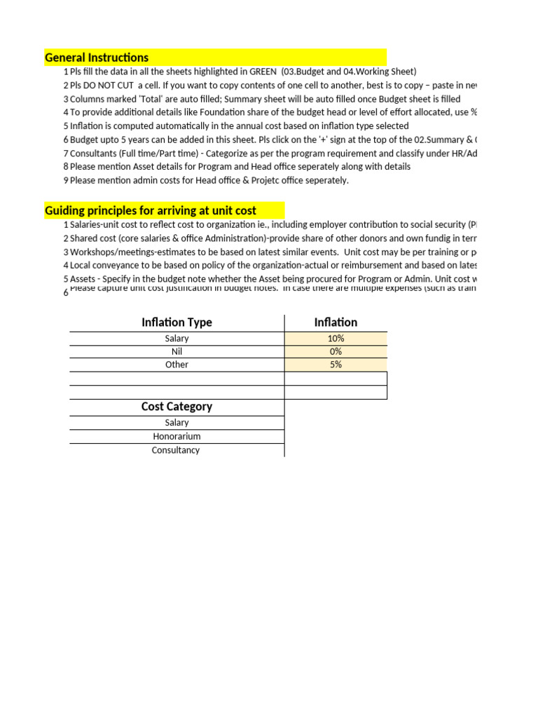 APF Budget Sheet Template - Jul 2023 3+ Years | PDF | Budget