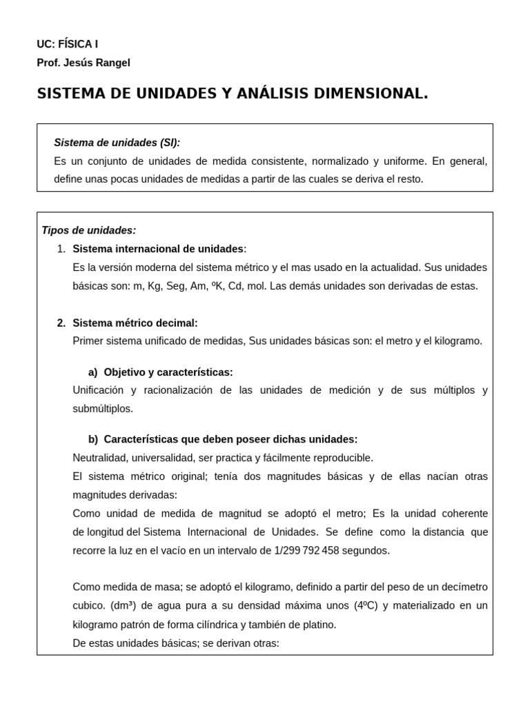 Fisica Tema 2 | PDF | Kilogramo | Sistema Internacional de Unidades