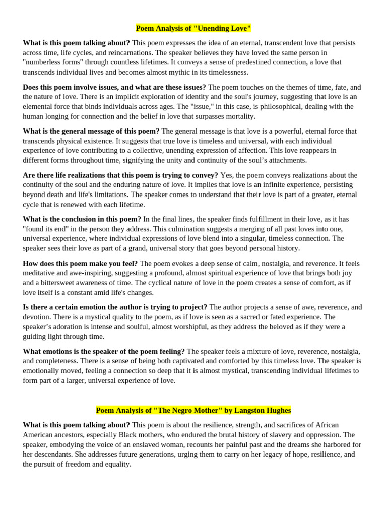 Poem Analysis and Story Analysis | PDF | Psychology | Social Psychology