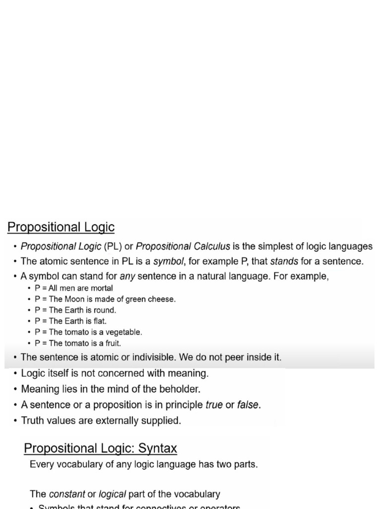 Propositional Logic Thorem Proving | PDF