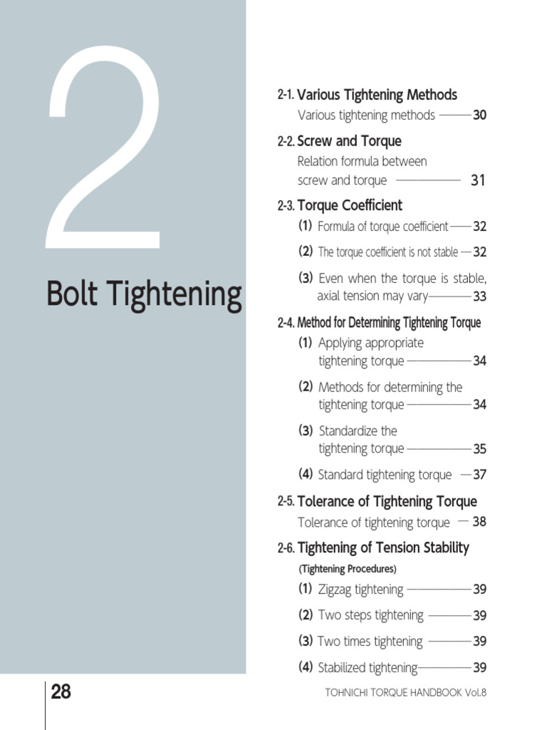 Bolt Torque | PDF | Teaching Methods & Materials
