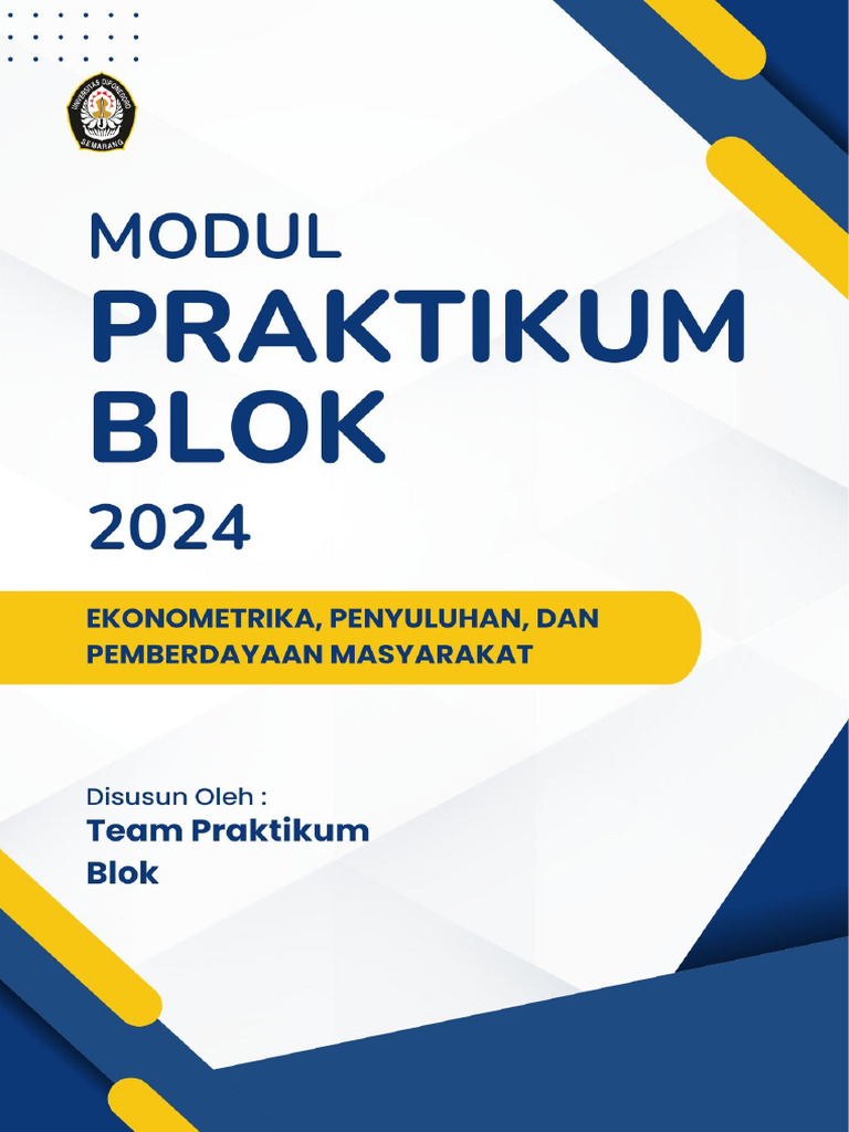 Modul Praktikum Blok 2024 | PDF