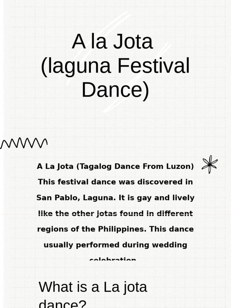 La Jota Dance | PDF