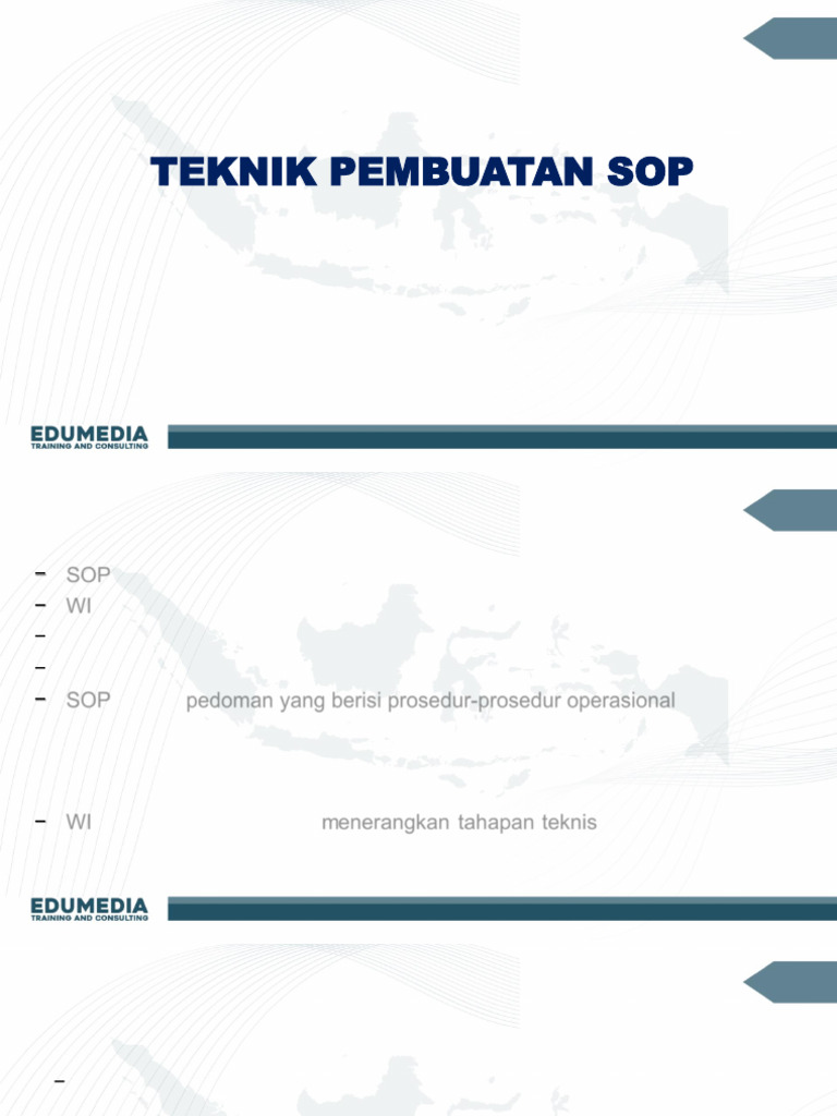 Teknik Pembuatan SOP | PDF