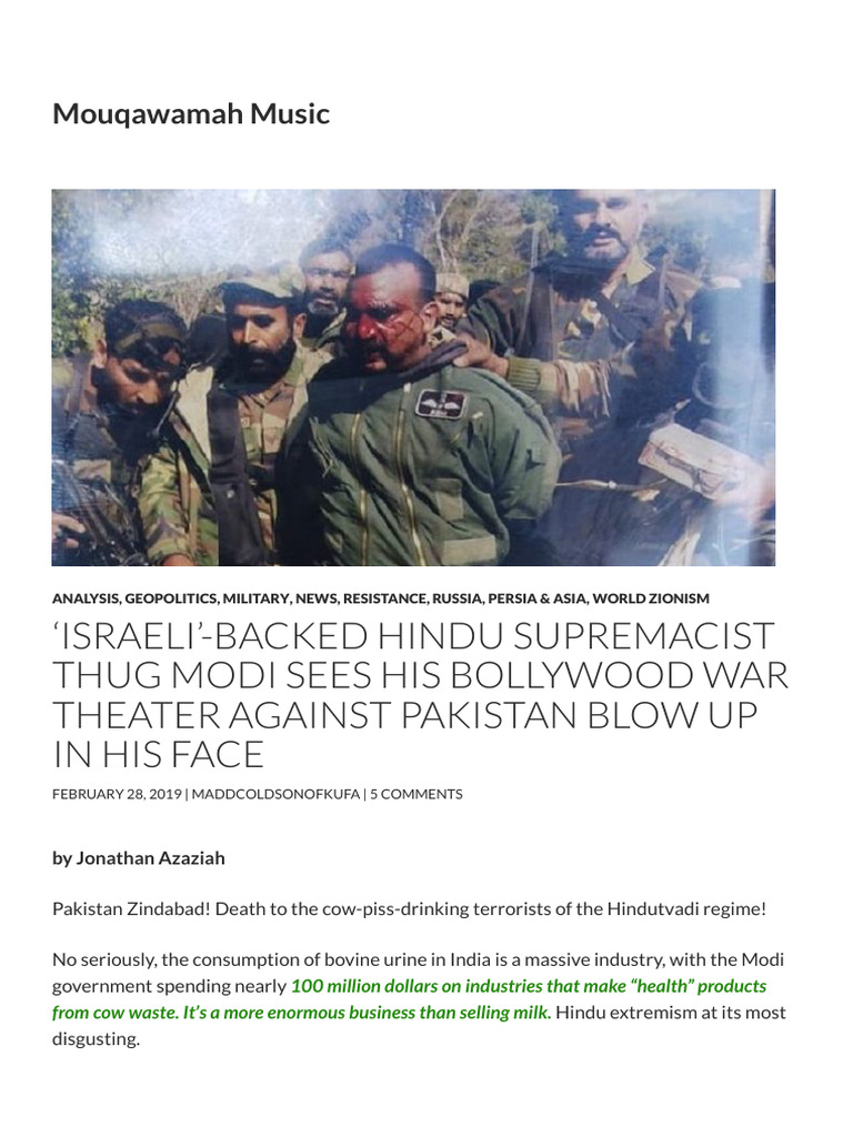 Modi's Failed Aggression Against Pakistan | PDF | Pakistan | Six Day War