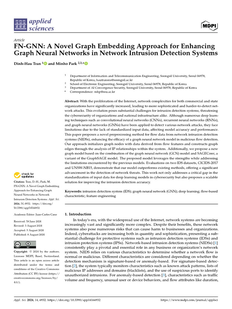 Applied Science - 2024 - FN - GNN A Novel Graph Embedding Approach For Enhancing Graph Neural ...