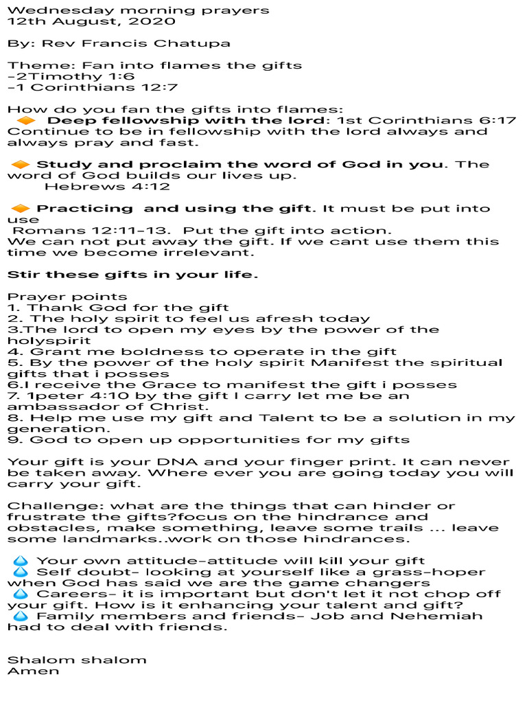 Fan Into Flames The Gifts | PDF