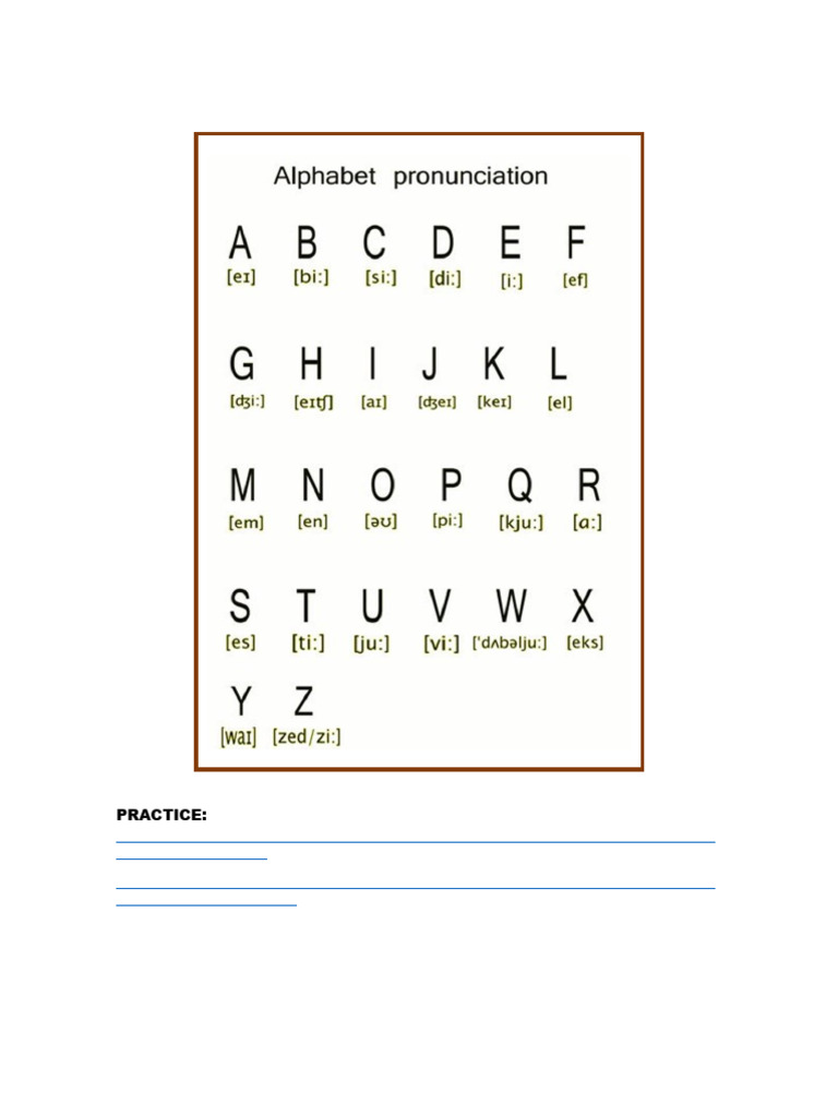 English Alphabet | PDF
