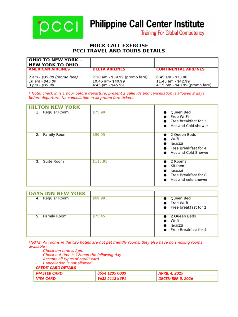 Mock Call Exercise 2 (Repaired) | PDF