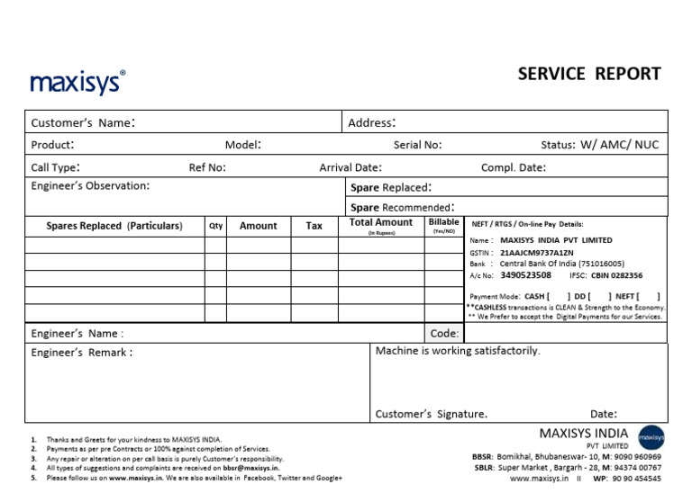 Service Report2 | PDF | Business | Economies